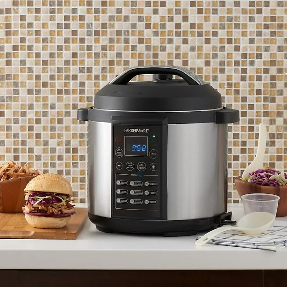 7-in-1 Programmable Digital Pressure Cooker, 6 Quart