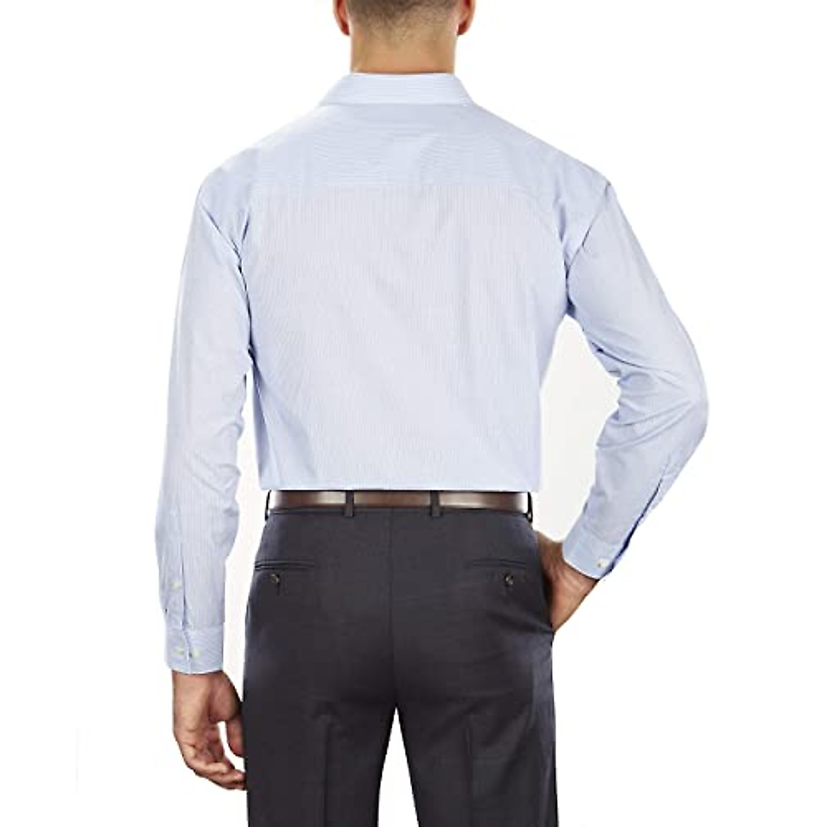 Unlisted by Kenneth Cole mens Regular Fit Checks and Stripes (Patterned) Dress Shirt, Blue, 18 -18.5 Neck 36 -37 Sleeve XX-Large US