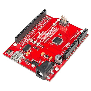 SparkFun RedBoard - Compatible with Arduino Breadboard-able Development Board w/ R3 Footprint Microcontroller Serves as Physical Computing Learning Platform Connect to Computer with USB Mini-B