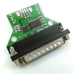 Usangreen Silabs CP2102 USB RS232 Serial Printer Adapter Cable to DB25 for Bar Code Printer Scanner (180CM)
