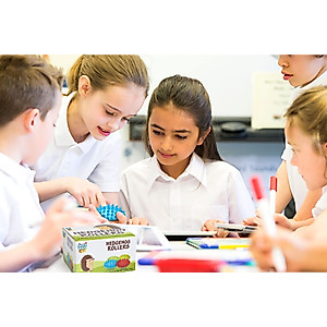 Spiky Balls Stim Toy 4 Pcs Set, Picking Desk Fidgets for Kids & Adults, ADHD Autism, Sensory Fidget Toys for School, Stress Relief and Boost Focus