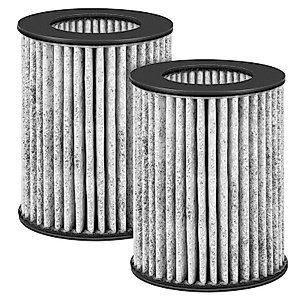 JORAIR True HEPA Replacement Filters Compatible with AM-1A Mini Portable Air Purifier, Hepa Filters for Model AM-1A, 2 Pack