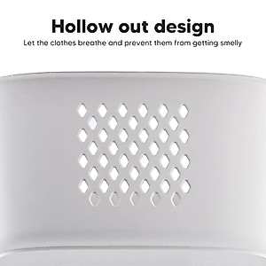 BAOKALER 4-Tier Laundry Hamper Sorter, Laundry Storage Organizer with Wheels Removable Rolling Laundry Baskets, Bathroom Cart for Dirty Clothes