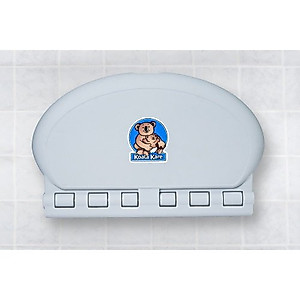 Koala Kare KB208-01 Changing Station, 34" x 21" Horizontal Oval Surface Mounted - Gray