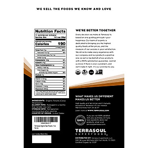 Terrasoul Superfoods Organic Pecans, 11 Oz (Pack of 2) - Mammoth Halves | Fresh | Raw