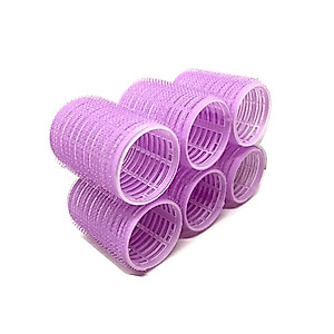 Self Grip Hair Rollers Light Weight X-Large 6PC