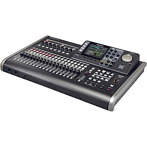 Tascam DP-24SD 24-Track Digital Portastudio Multi-Track Audio Recorder with Pro Headphone and Pair of EMB XLR Cables and Gravity Magnet Phone Holder Bundle
