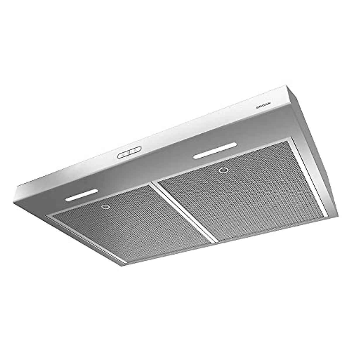 Broan-NuTone NuTone BCDF136SS Glacier Range Hood with Light Exhaust Fan for Under Cabinet, Stainless Steel, 36-Inch