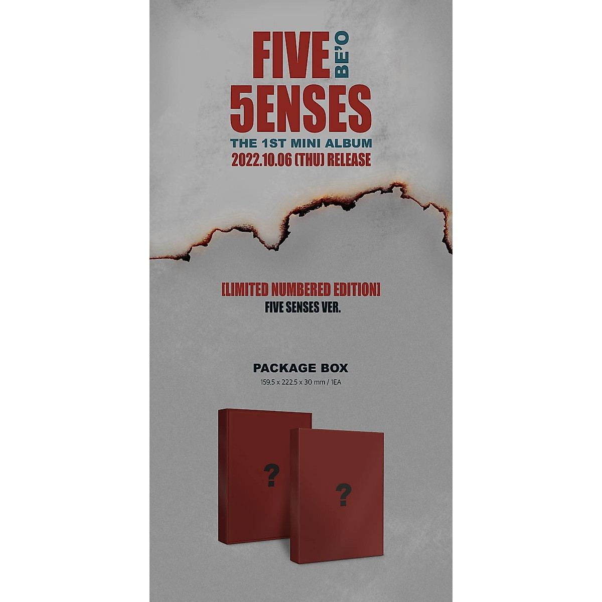 BE'O - 1st Mini Album Five Senses (Five Senses VER.) CD