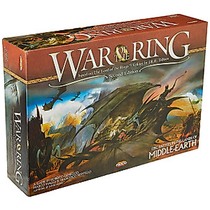 Fantasy Flight Games Ares Games War of The Ring 2nd Edition, Multi-Colored (AGS WOTR001), 2 to 4 Players