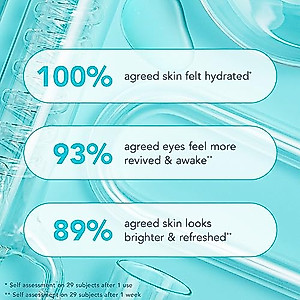 TULA Skin Care Eye Balm Gold Glow - Dark Circle Treatment, Instantly Hydrate and Brighten Undereye Area, Portable and Perfect to Use On-the-go, 0.35 oz.