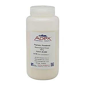 500gg Bacto-Grade Apex Peptone, Bacteriological Microbiology Grade, Powdered, 500g/Unit
