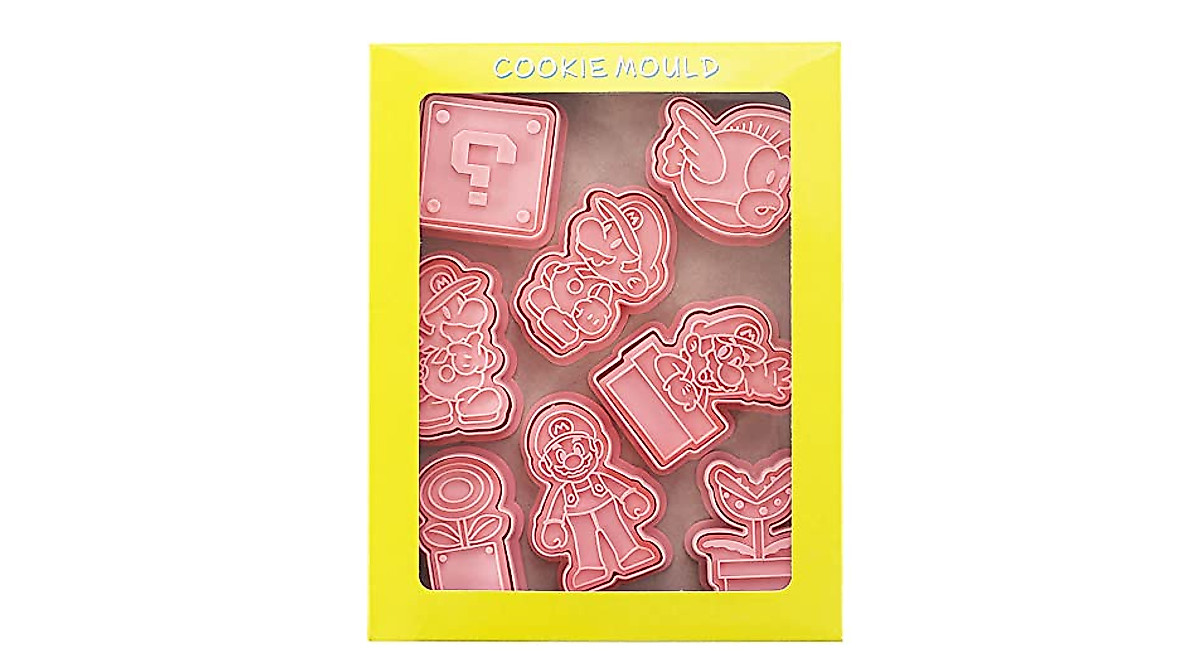 Mario Cookie Cutters, Mario Cookie Cutter Set, Mario Bros Cookie Cutter ...