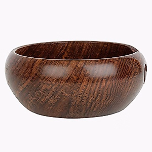 Zayan Nautical Handmade Extra Large Wooden Yarn Bowl with Elegant Design