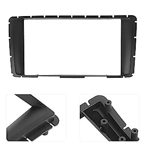 Double DIN Car Stereo Install Kit | 2Din 7in Navigation Fascias Frame DVD Radio Player Panel Trim Fits for Toyota Hilux 2012-2014 Vigo 2012-2014 Fortuner 2012-2014