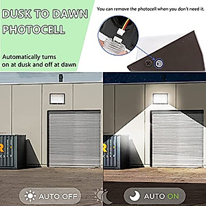 120W LED Wall Pack Light Fixture with Dusk to Dawn, 5000K Daylight Commercial Outdoor Lighting, 0-10V Dimmable 16800LM 600-800W HPS/HID Equiv., UL/DLC Waterproof LED Flood Security Light for Warehouse