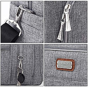 Diaper Bag Backpack, Diaper Bag Tote, WELAVILA Large Convertible Baby Bags, Gray & Army Green