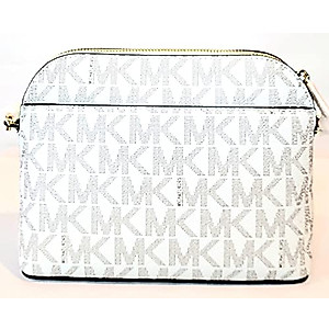 Michael Kors Large Dome Crossbody (Vanilla)