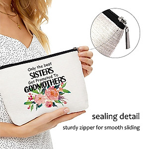 Blue Leaves Godmother Gifts, The Best Sisters Get Promoted to Godmother Proposal Baby Pregnancy Announcement Gifts for Godmother Friends, Godmother Gifts From Godchild, God Mother's Gift