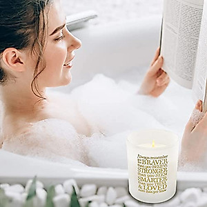 Inspirational Vanilla Scented Candles for Women - Get Well Soon Candles Gifts for Women - Thinking of You Gifts for Women (Always Remember You are Braver)