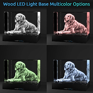 ArtPix 3D Crystal Photo, Personalized Gifts for Women, Wife, Men, Mom, Dad, Her, Him, Great Personalized Customized Gift With Your Own Photo, Custom Birthday 3D Picture Rectangle, Couples Gifts