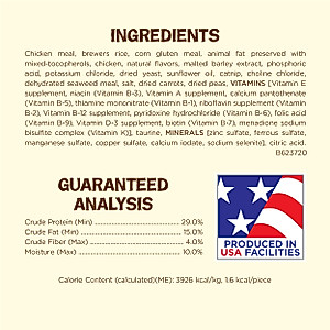 Purina Friskies Made in USA Facilities, Natural Cat Treats, Party Mix Natural Yums Catnip Flavor - (Pack of 6) 6 oz. Pouches