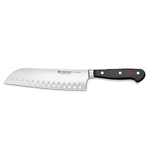 WÜSTHOF Classic 3-Piece Chef's Knife Set & Classic 7" Santoku Knife