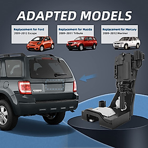 OTUAYAUTO Rear Tailgate Latch Actuator, Liftgate Power Door Lock Actuator - Replacement for 2009-2012 Ford Escape, 2008-2011 Mazda Tribute, 2009-2011 Mercury Mariner, OEM # 9L8Z-7843150-B 9L8Z7843150B