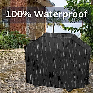 Forvio 62 inch Grill Cover for Weber Genesis II E310 / E330 and Weber Spirit E310, 600D Waterproof BBQ Cover for 3-4 Burner, Rip and Fade Resistant for Char-Broil Royal Gourmet Blackstone Grills