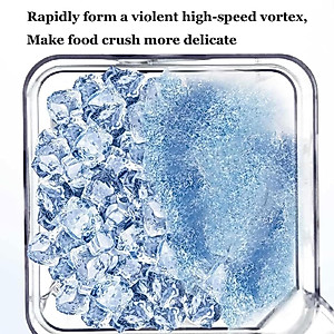 Commercial Blender Smoothie Maker,2L Electric Stand Mixer Blade Ice Crusher with Sound Enclosure,5 Presets,Silent Broken Wall Cooking Machine,For Smoothie, Fruits