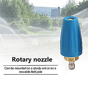 Mojoyce 5000psi High Pressure Cleaning Water Spray Nozzle Ceramic Core Garden Rotary Sprinkler System Hose Valve Tools