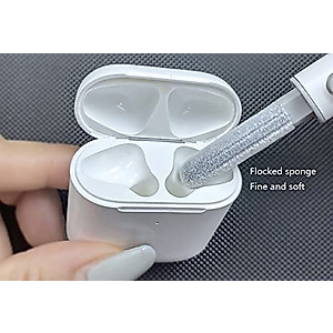 Airpods Cleaner Kit Soft Brush for Bluetooth Earbud Cleaning Airpod Pro Portable 3 in 1 Headphone Cleaning Pen Tools Earphone Cleaning Brush Tool for Earphone,Camera and Mobile Phone