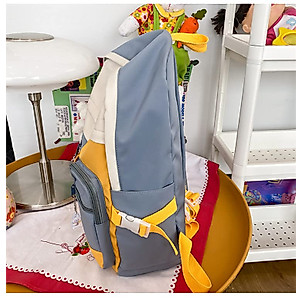 KOWVOWZ Cute Bookbag for Teen Girls Boys Kawaii Aesthetic Back to School Backpack (Green)