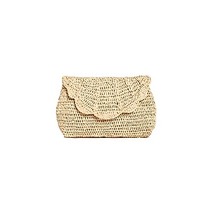 Mar Y Sol Women's Marcella Clutch, Natural, Tan, One Size