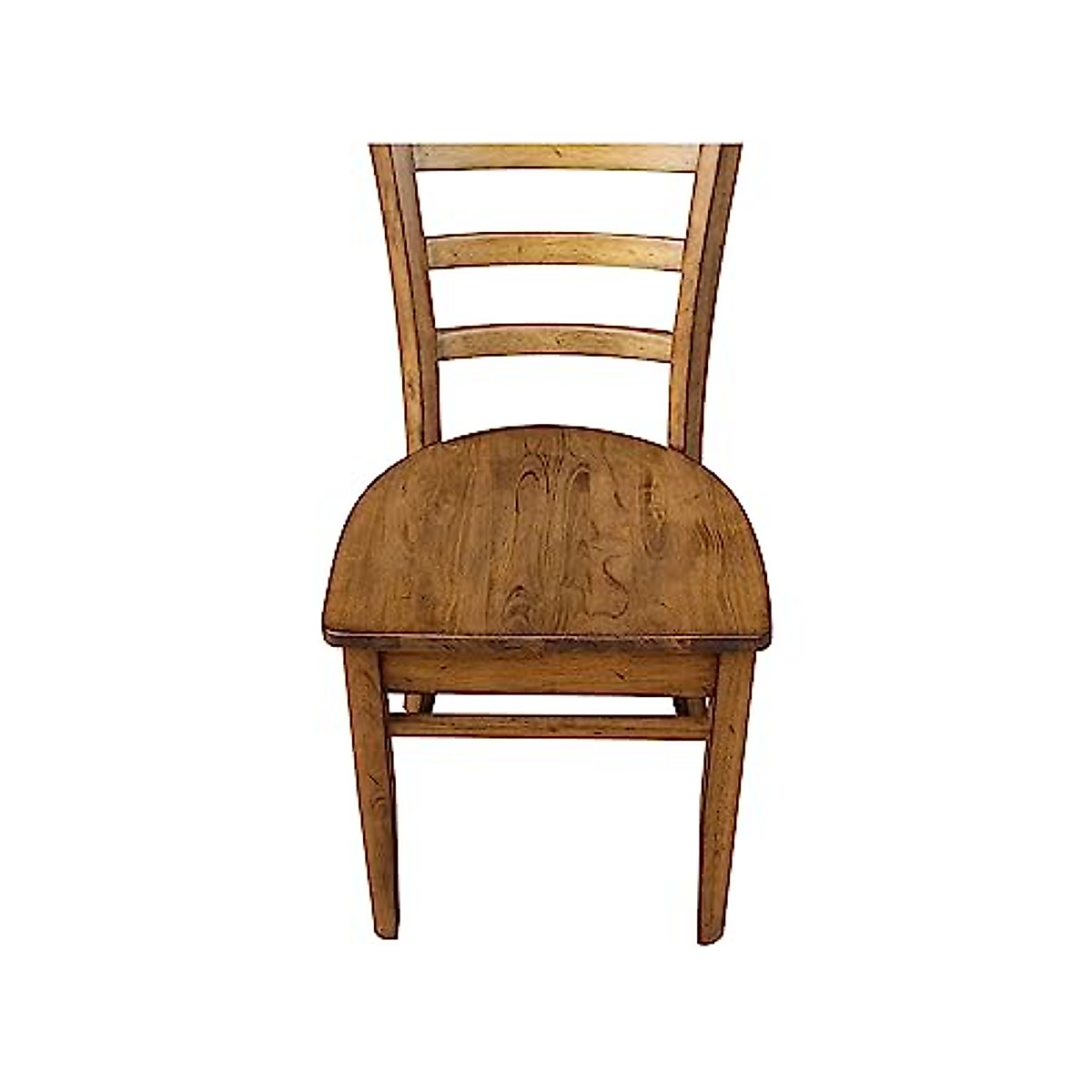 International Concepts, Set of 2 Emily Side Chairs, Pecan