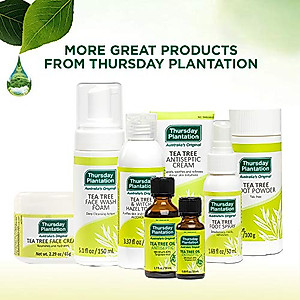 Thursday Plantation Tea Tree Face Wash Foam, Gentle Soap-Free Skin Cleanser, 5.1 fl oz