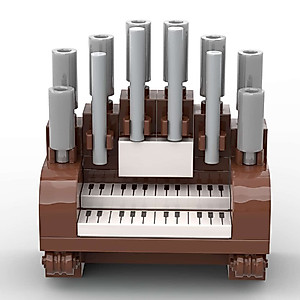 KAROYD Modular Winter Country Church Building Kit, Christmas Series Building Blocks Set (1,808PCS)