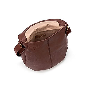 The Sak womens Deena Flap Crossbody Bag, Teak, One Size US