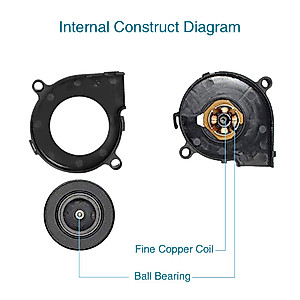 5015 Brushless Cooling Fan 4PCS 3D Printer Blower DC 12V Fans 50x50x15mm Fan for Hotend Extruder Heat Sinks with 2 Pin Terminal and Other Small Appliances Series Repair Replacement(12V 0.18A)