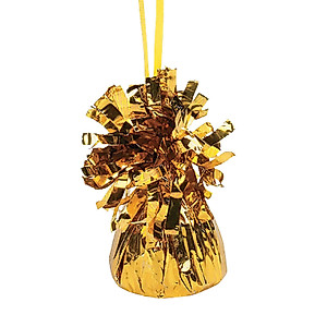 Balloon Weights, 12 Pieces, Birthday, Wedding, Event Supplies (Gold)