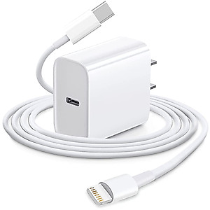 [MFi Certified] Hone Fast Charger, 20W USB C Power Delivery Wall Charger Power Plug Adapter with 6ft Type C to igh.tning Cable Quick Charging for Phone14 13 12 11 Pro Max Mini Xs Xr X 8 Pad