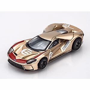 AFX/Racemasters Ford GT Heritage #5 Gold AFX22061 HO Slot Racing Cars