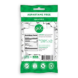 Pur Gum Variety Pack - Peppermint, Pomegranate Mint, Spearmint and Wintergreen - 55 Pieces each