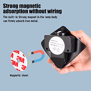 XCOFZOB Sensor Wall Sconces Set of 2, Magnetic LED Wall Lights with Motion Detection, Wireless Wall Lamp with Rechargeable Battery Operated USB Port, Night Light for Kids Closet Hallway Stairway Porch