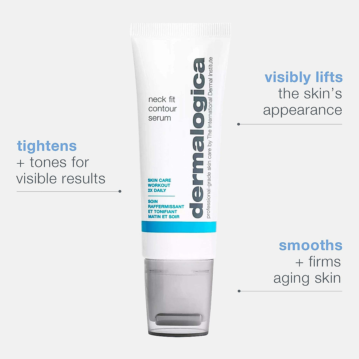 Dermalogica Neck Fit Contour Serum (1.7 Fl Oz) Lightweight Roll-On Firming Serum - Tighten Skin and Tone Over Time For Visibly Sculpted Appearance
