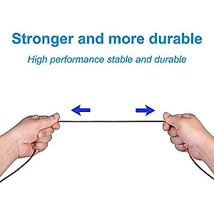 YARENKA Replacement Astro A10 A40 Cable - 2.0M Astro A40 TR Inline Mute Cable Cord for Astro A10/A40 Gaming Headsets Xbox One PS4 PS5 Controller Headphone Audio Extension Cable 6.5 Feet Black