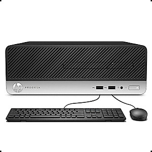 HP ProDesk 400 G4 Small Form Factor Desktop PC, Intel Pentium G4400 3.3GHz, 16GB DDR4, 1TB SSD, WiFi, BT 4.0, DVD, Windows 10 Pro 64-Multi-Language Support English/Spanish/French(Renewed)