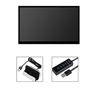 MOOKEENONE Secondary Screen Monitor Display IPS Full Viewing Angle 320x480