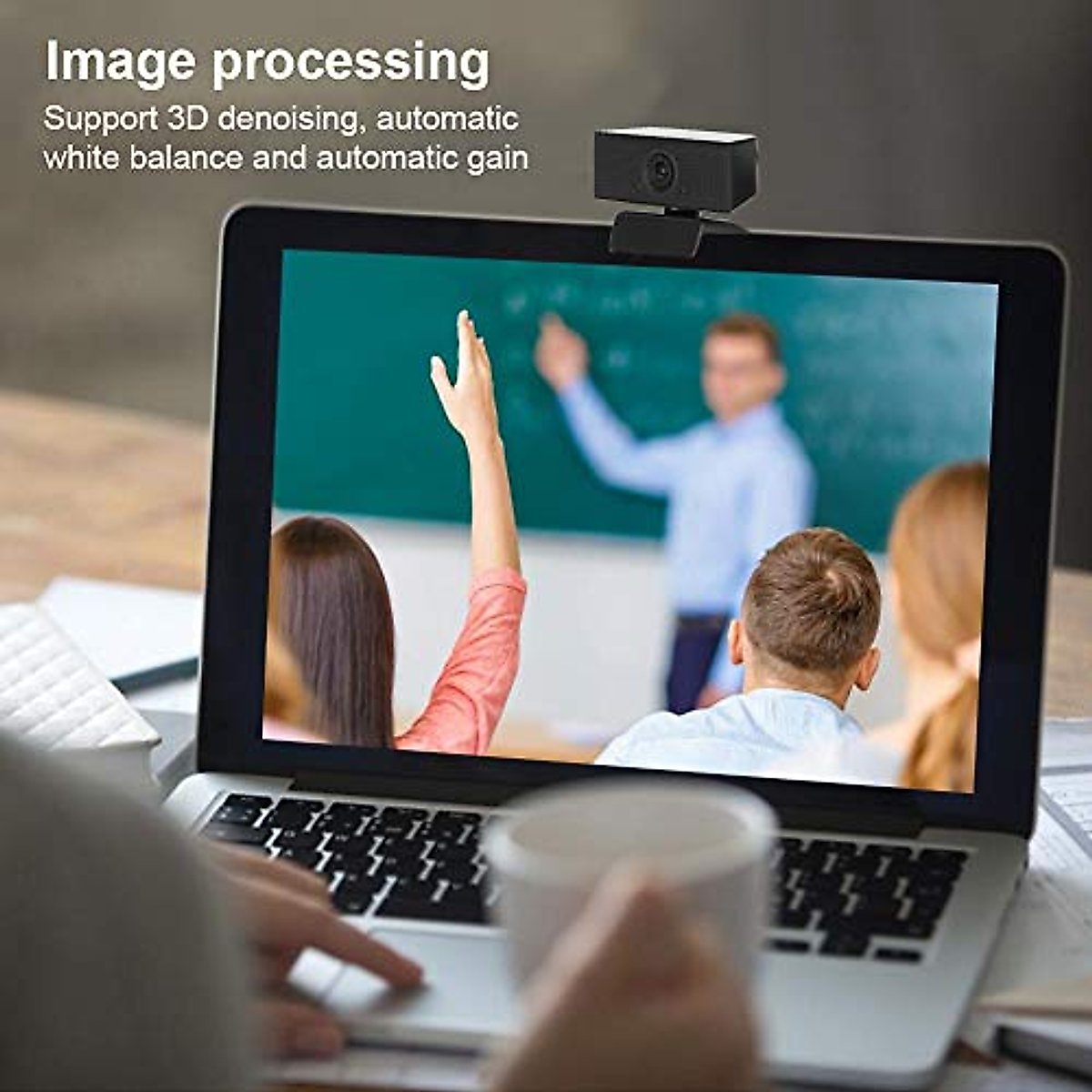 ASHATA 214 PC USB Webcam,2 MP 1080P HD USB Computer Webcam Camera with Builtin Stereo Microphone,for Windows/for Android/for Linux Series Operating System