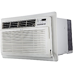 LG 10,000 BTU Through the Wall Air Conditioner, 115V, Cools up to 440 Sq. Ft. for Bedroom, Living Room, Apartment, with Remote, 3 Cool & Fan Speeds, Wall AC Unit, White